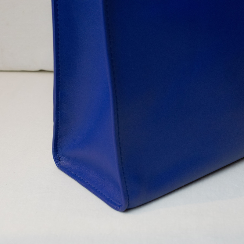 Handmade Adjustable Tote Bag - Cobalt Blue | godi. | Wolf & Badger