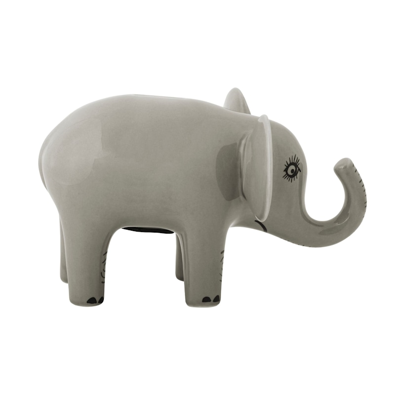 Handmade Ceramic Elephant Money Box | Hannah Turner | Wolf & Badger