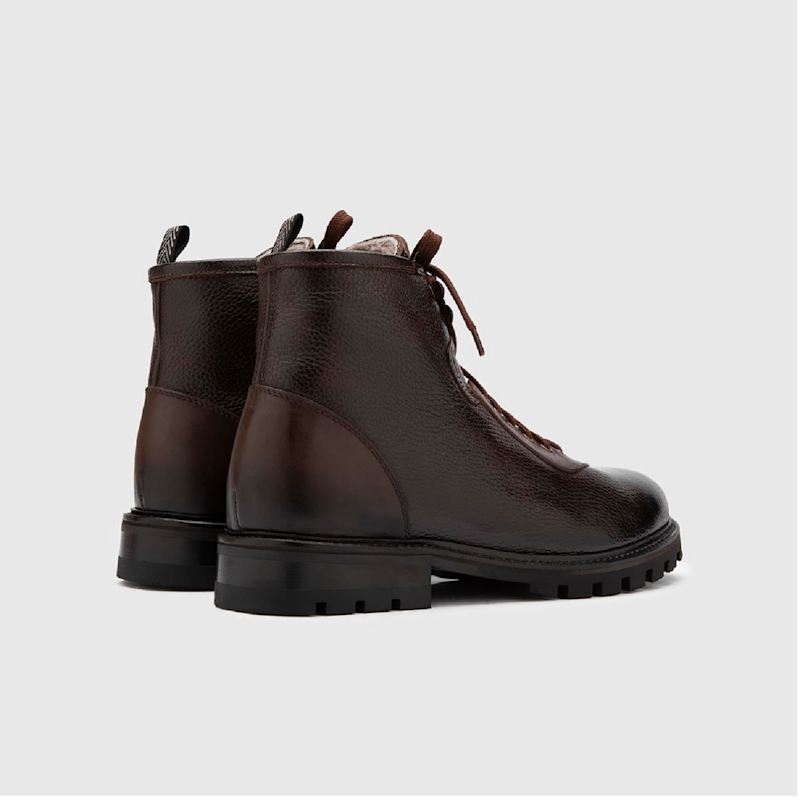 Helka Brown Floater Leather Men's Boot | ILVI | Wolf & Badger