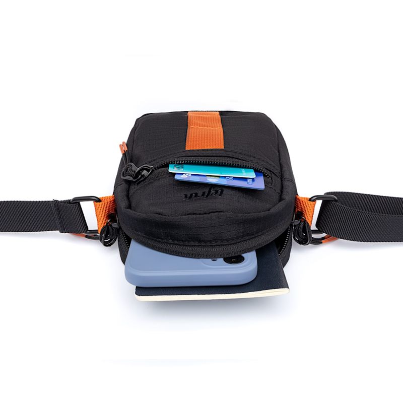Jan Side Bag Vandra Black | Lefrik | Wolf & Badger