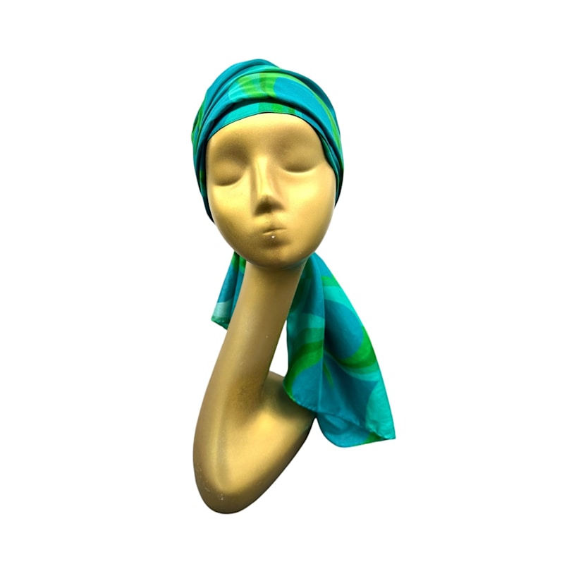 Jcjc Teal Silk Scarf | Julia Clancey | Wolf & Badger