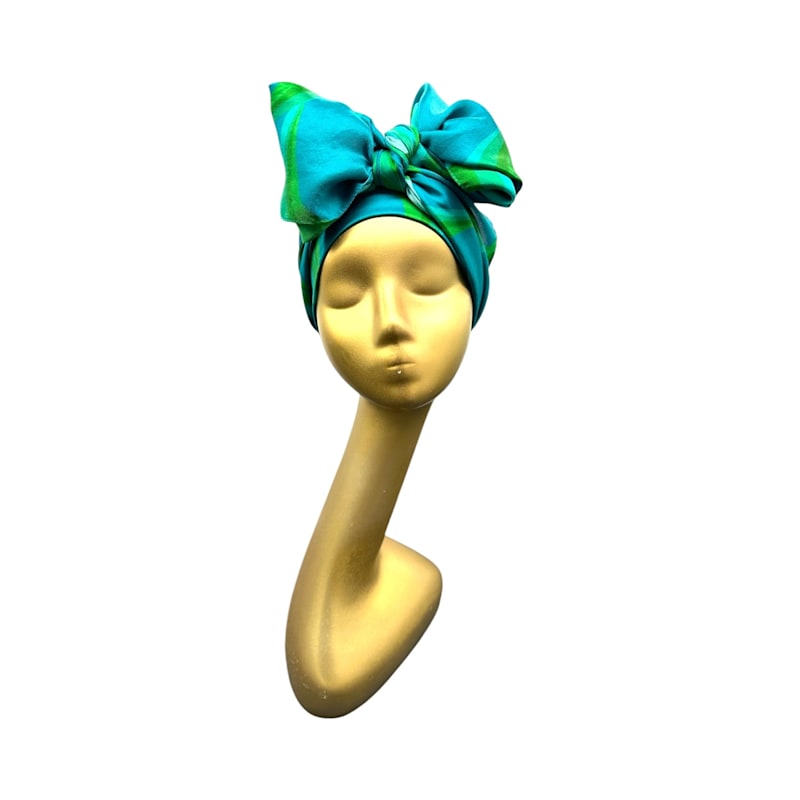 Jcjc Teal Silk Scarf | Julia Clancey | Wolf & Badger