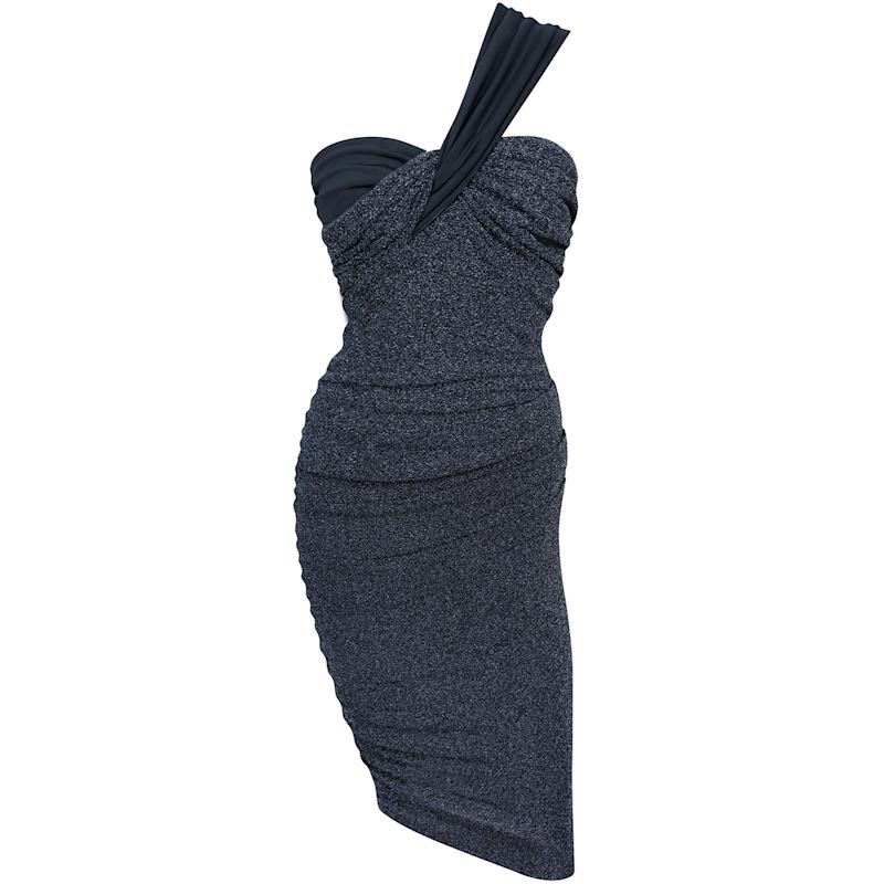 Loose Lipped Navy Bust Detail Dress | Me & Thee | Wolf & Badger