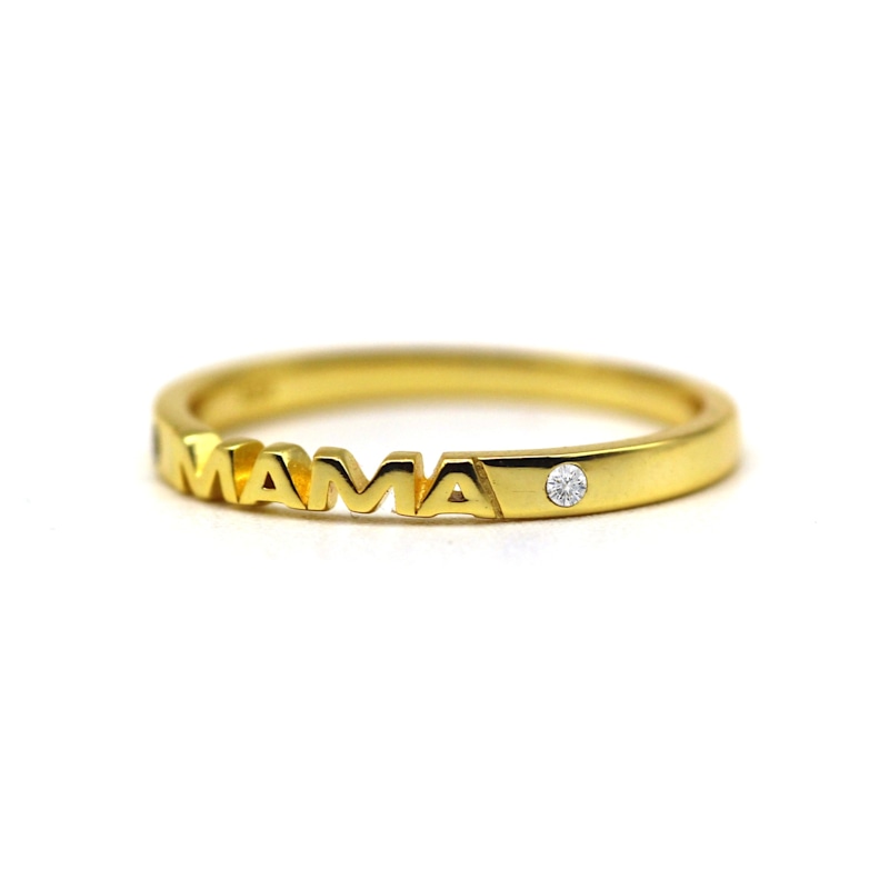 Mama Diamond Yellow Gold Ring | VicStoneNYC Fine Jewelry | Wolf & Badger