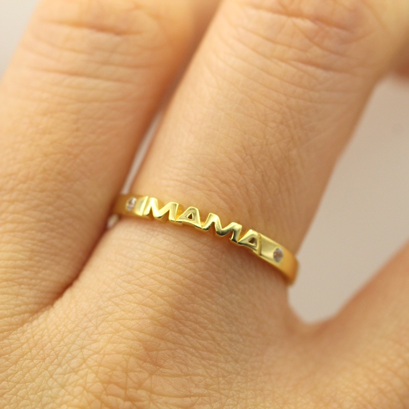 Mama Diamond Yellow Gold Ring | VicStoneNYC Fine Jewelry | Wolf & Badger