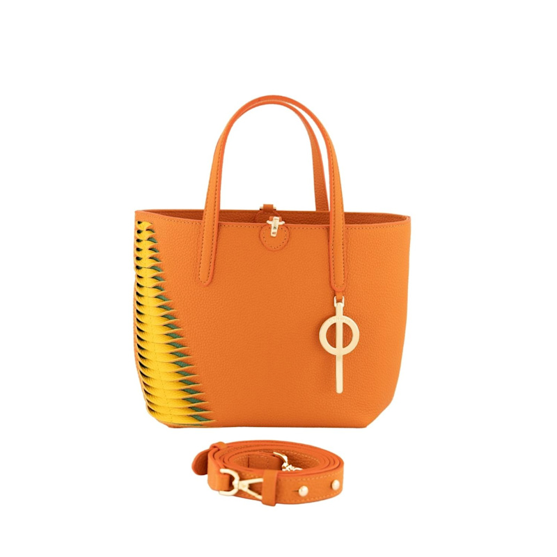 Otrera Mini Tote Bag Orange | Otrera | Wolf & Badger