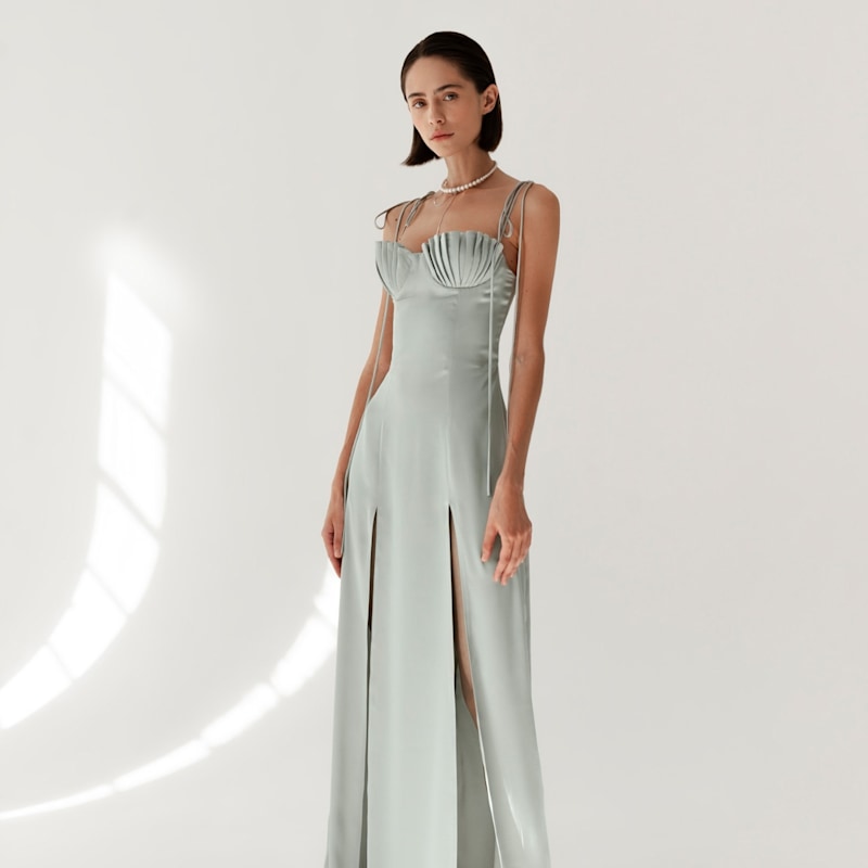 Mint Mermaid Dress | La Musa | Wolf & Badger