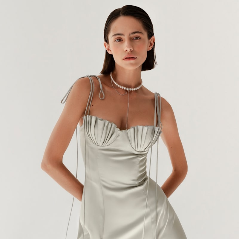 Mint Mermaid Dress | La Musa | Wolf & Badger