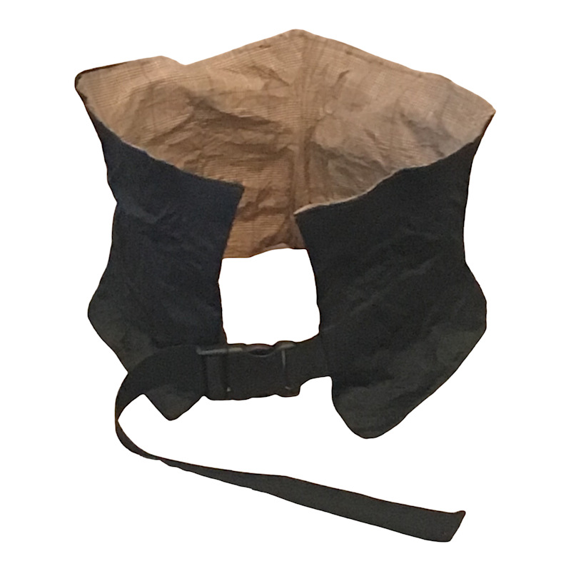 Morphy Moldable Reversable Corset Belt In Black Satin & Silk Glen Plaid ...