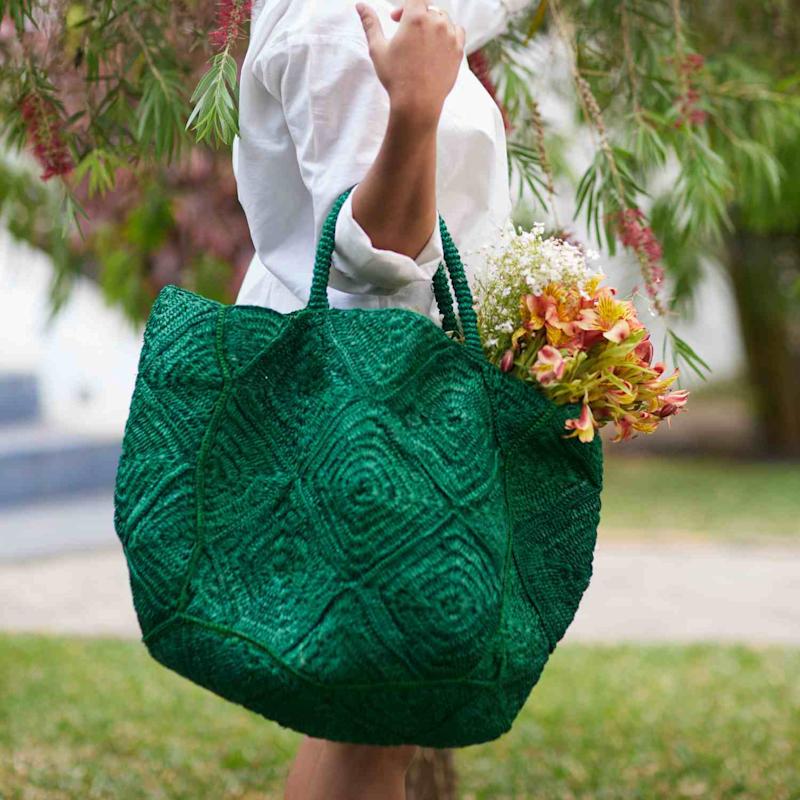 Nico- Green Tote Bag | Zanatany Concepts | Wolf & Badger