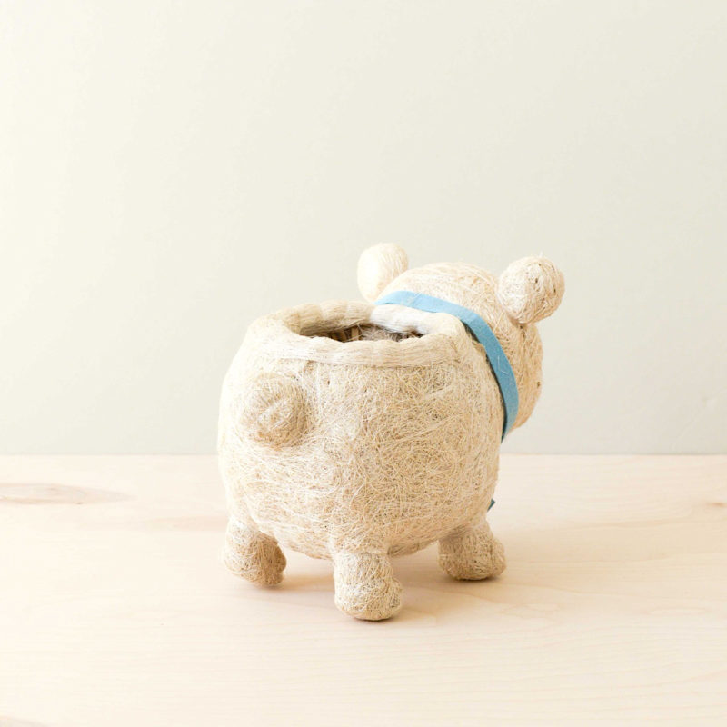 Polar Bear Planter - Handmade Plant Pot | LIKHÂ | Wolf & Badger
