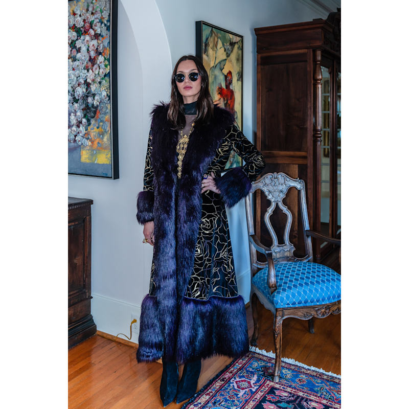 Penny Deluxe Le Lido Velvet Faux Fur Jacket | Jennafer Grace | Wolf ...