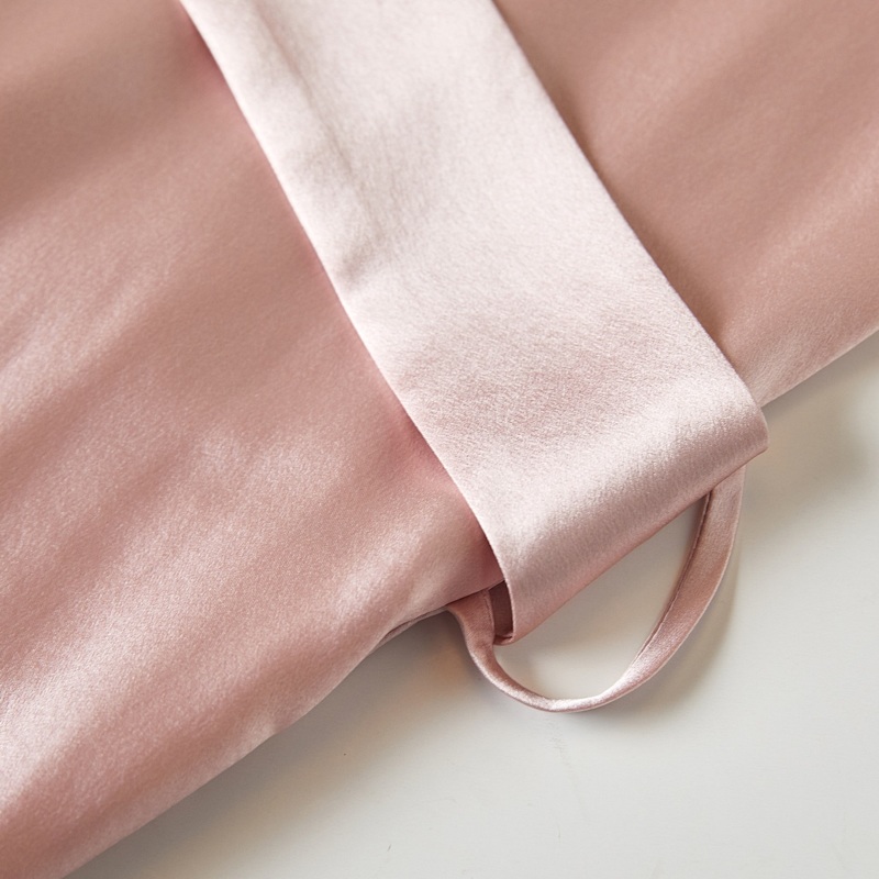 Pure Silk Baby Pink Kimono Robe And Slip Dress Gift Set | Soft Strokes ...