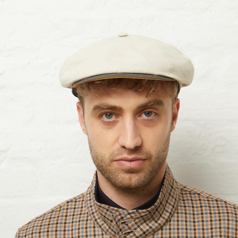 Raggie Natural Linen Cotton Summer Italian Flat Cap For Men | Dasmarca ...