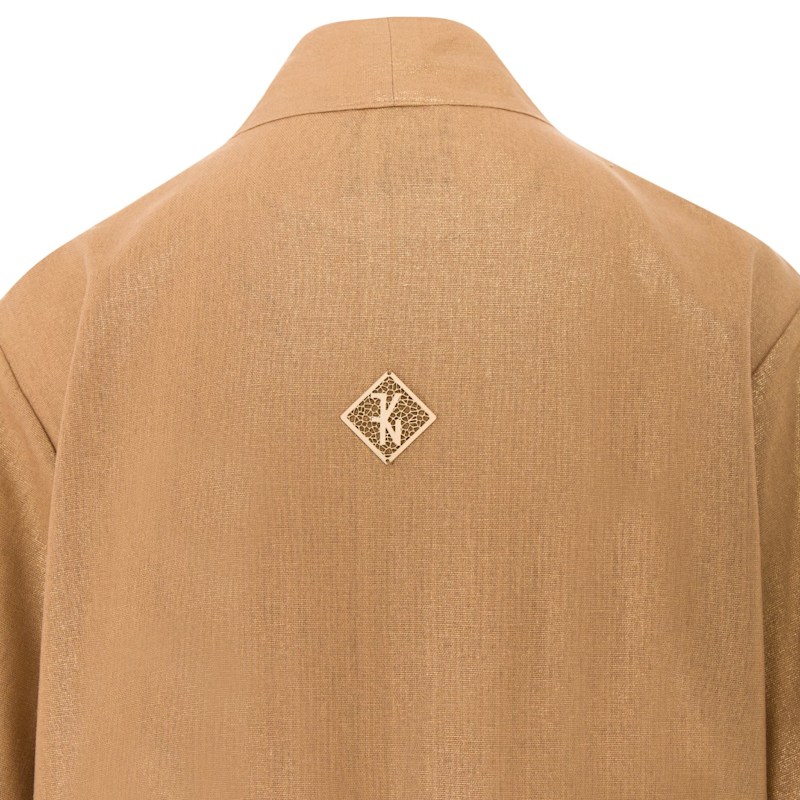 Shiny Kimono In Gold | MYKAFTAN | Wolf & Badger