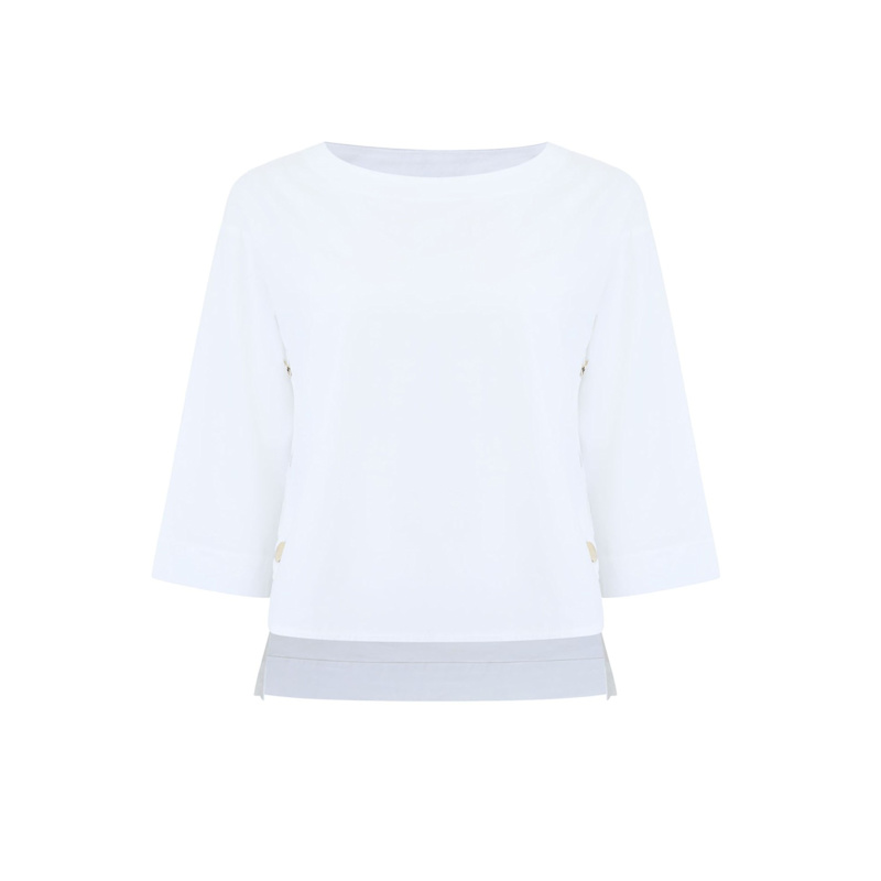 Side Button Top White | James Lakeland | Wolf & Badger
