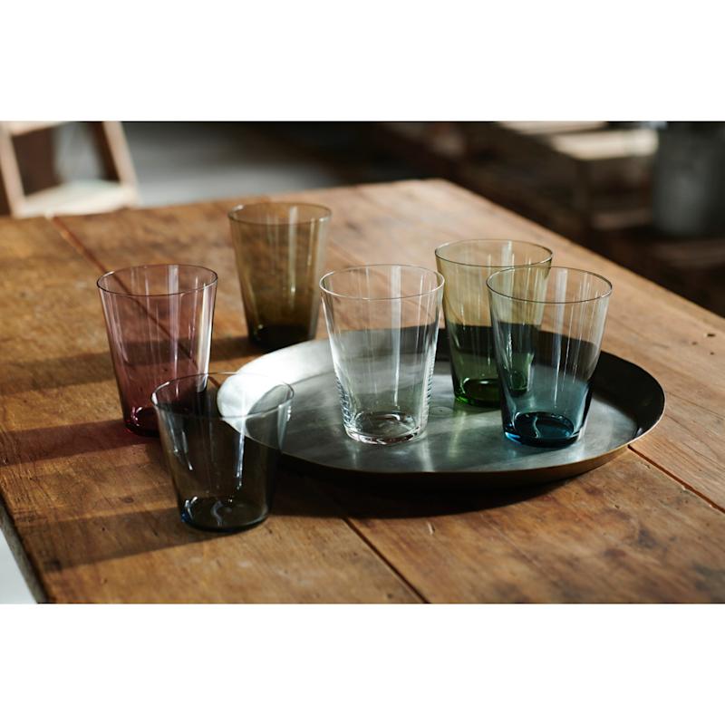 Fifty's Handcrafted Old Fashioned Glass - Wine Red | SGHR Sugahara | Wolf & Badger