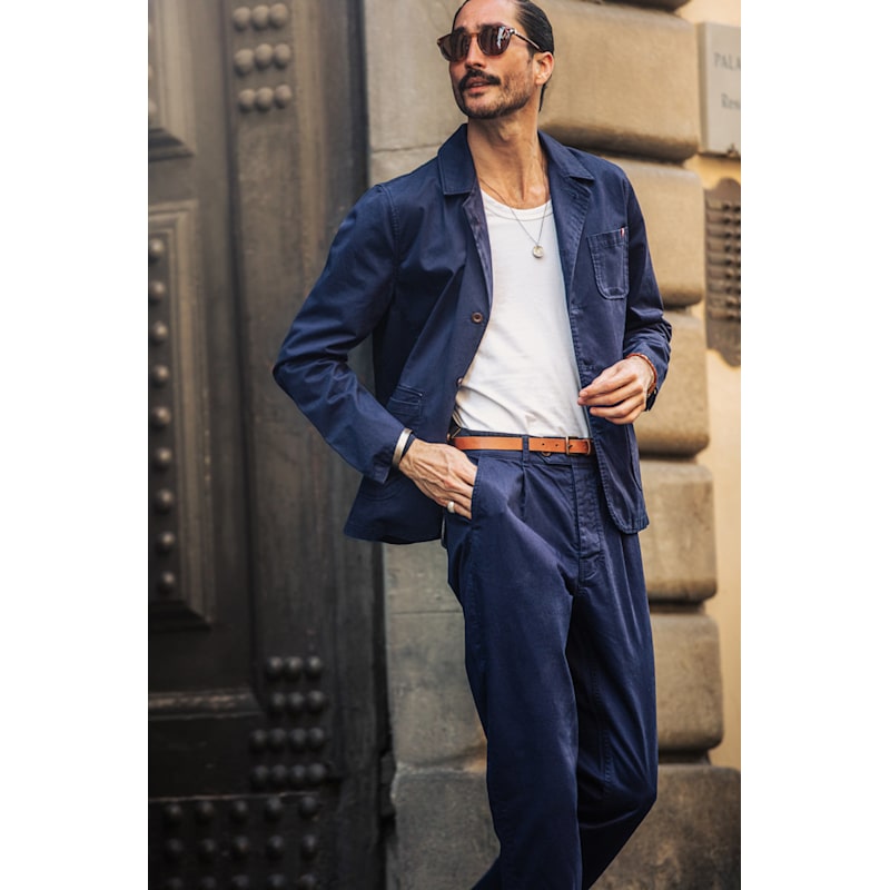 Hemingway Suit Jacket Midnight Blue | &SONS Trading Co | Wolf & Badger