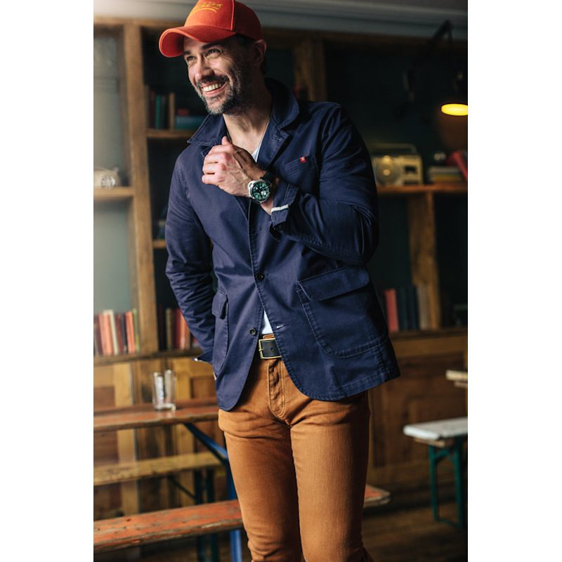 Hemingway Suit Jacket Midnight Blue | &SONS Trading Co | Wolf & Badger