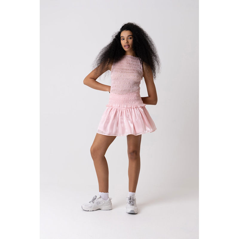 Sonya Pink Shirred Top | AMY LYNN | Wolf & Badger