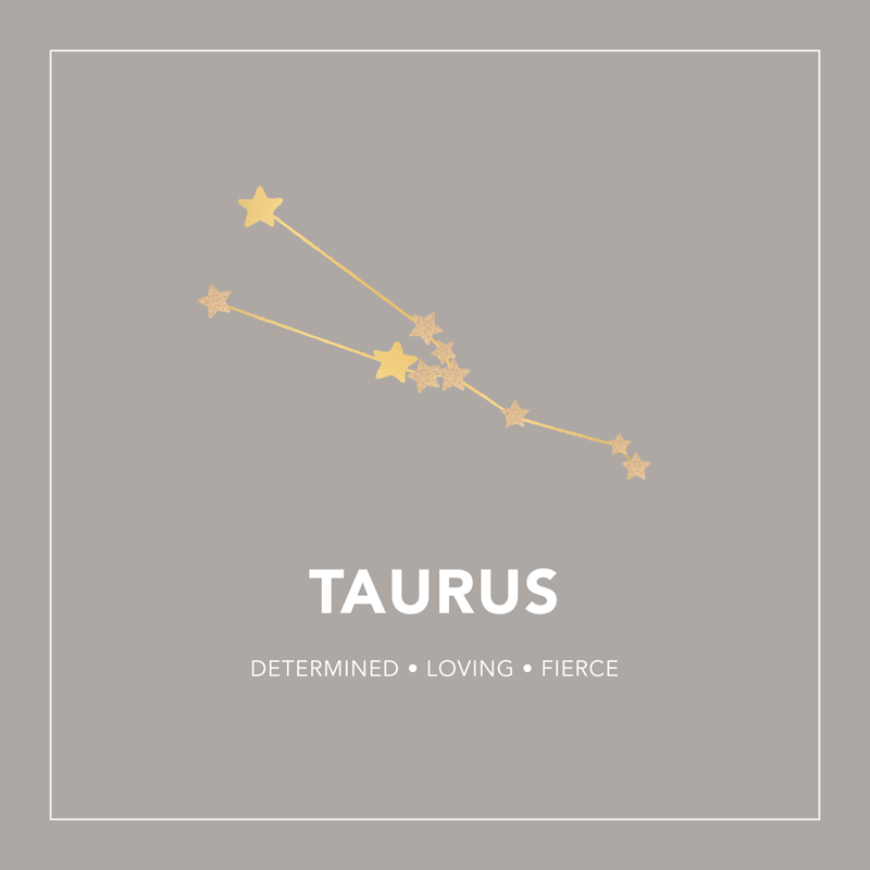 Taurus Zodiac Constellation Necklace In Gold | Gold Trip | Wolf & Badger