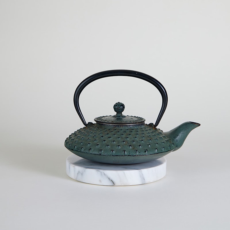 Teapot Stand Marble White | And Jacob | Wolf & Badger