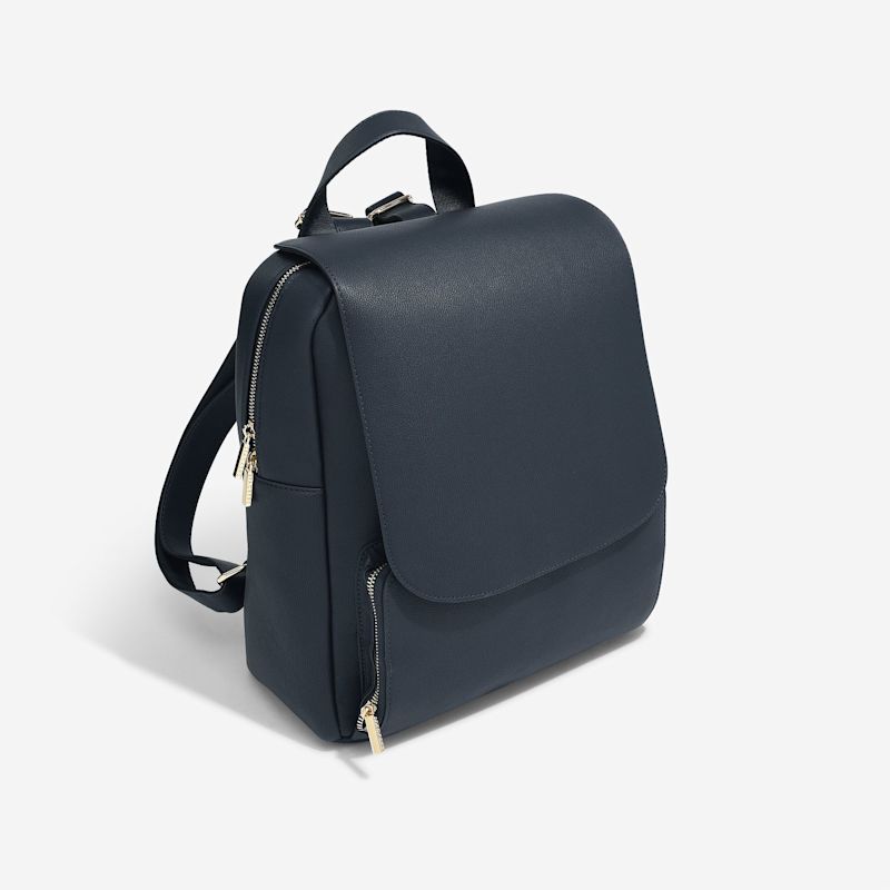 Stackers Backpack - Pebble Navy Blue | Stackers | Wolf & Badger