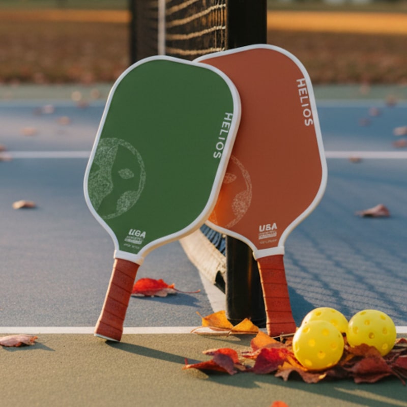 The Basic Pickleball Paddle Set - Autumn Harvest | Helios Pickleball ...