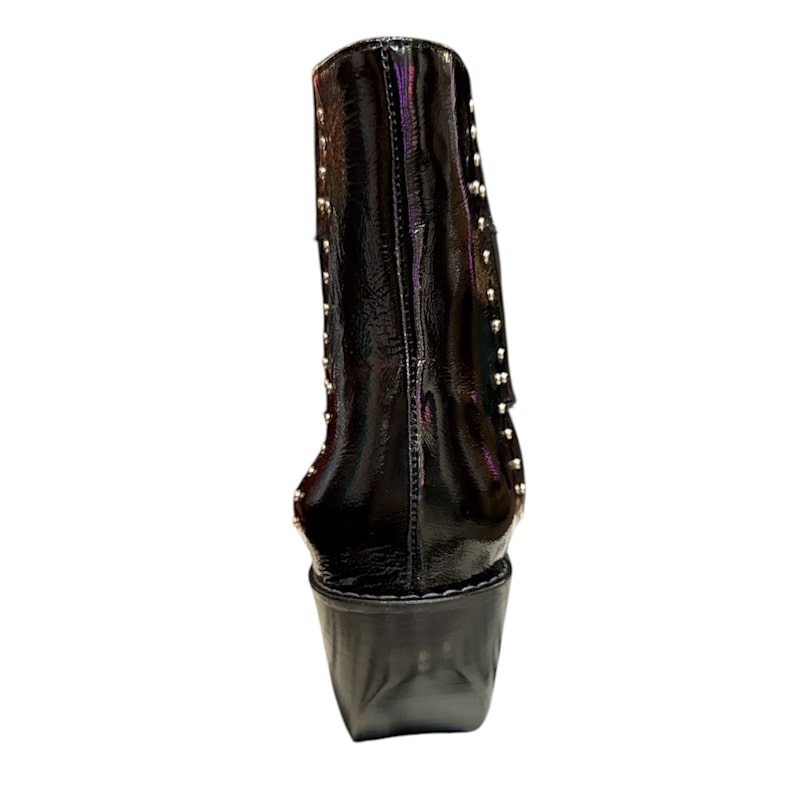 The Black Lightning Bolt Leather Boots | Any Old Iron | Wolf & Badger
