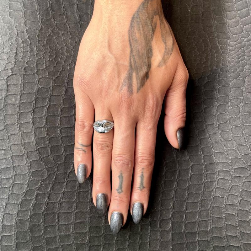 The Dali Lips Ring - Sterling Silver - Womens Waterproof | Perry ...