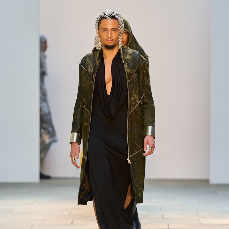The Knight Italian Leather Long Coat Jacket With Hoodie | ZastaStudio ...