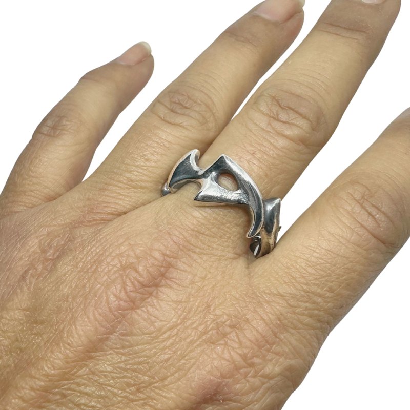 Men’s Spike Ring – Sterling Silver, Lost Wax Carving | Tg-Jewellery By ...