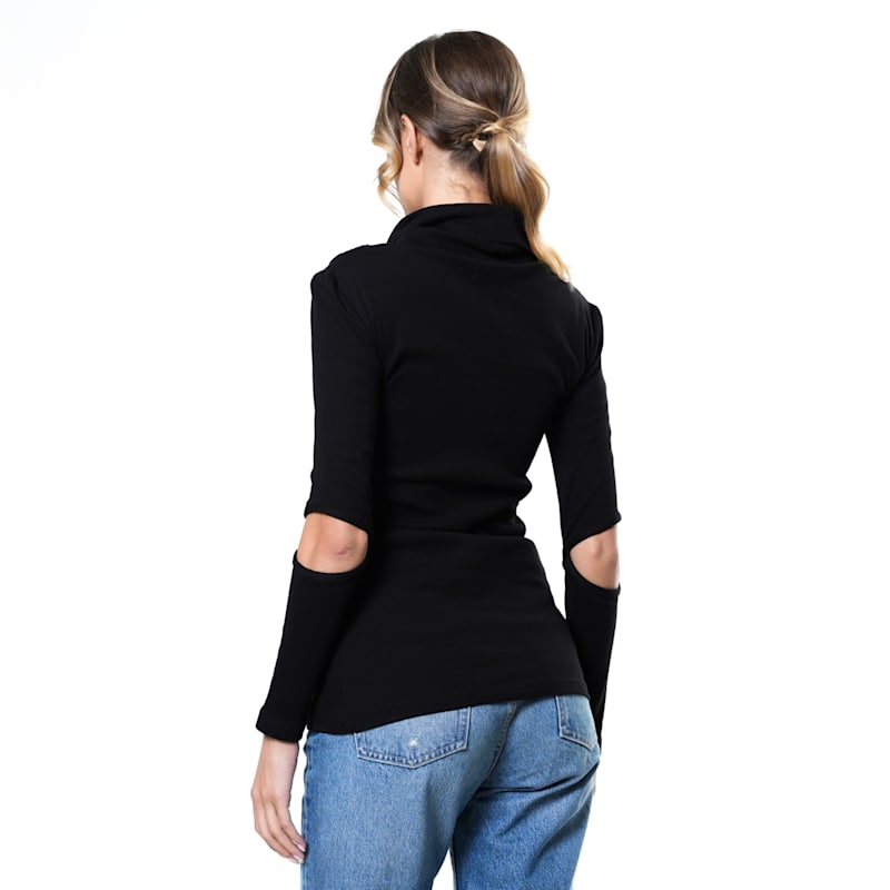 Turtle Neck Casual Top | Metamorphoza | Wolf & Badger