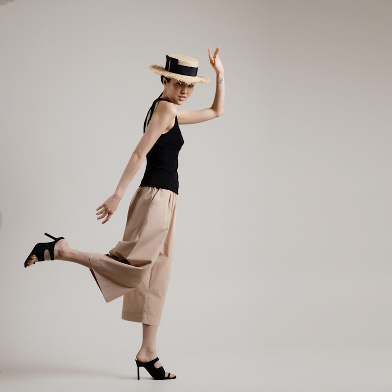 Fun Mountain - Wide Brim Straw Boater Hat | SIBI Hats | Wolf & Badger