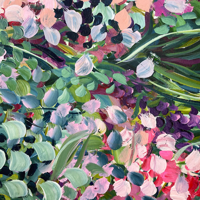 Violet Wonder - Abstract Floral Print | Jessica Slack Studio | Wolf ...