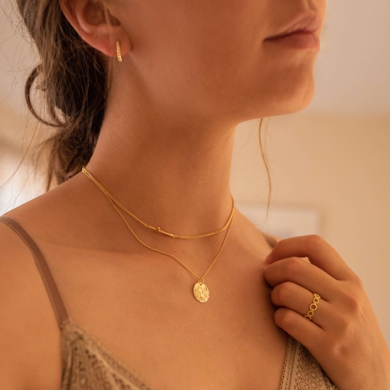 Gold Loop Link Stacking Ring | Elk & Bloom | Wolf & Badger