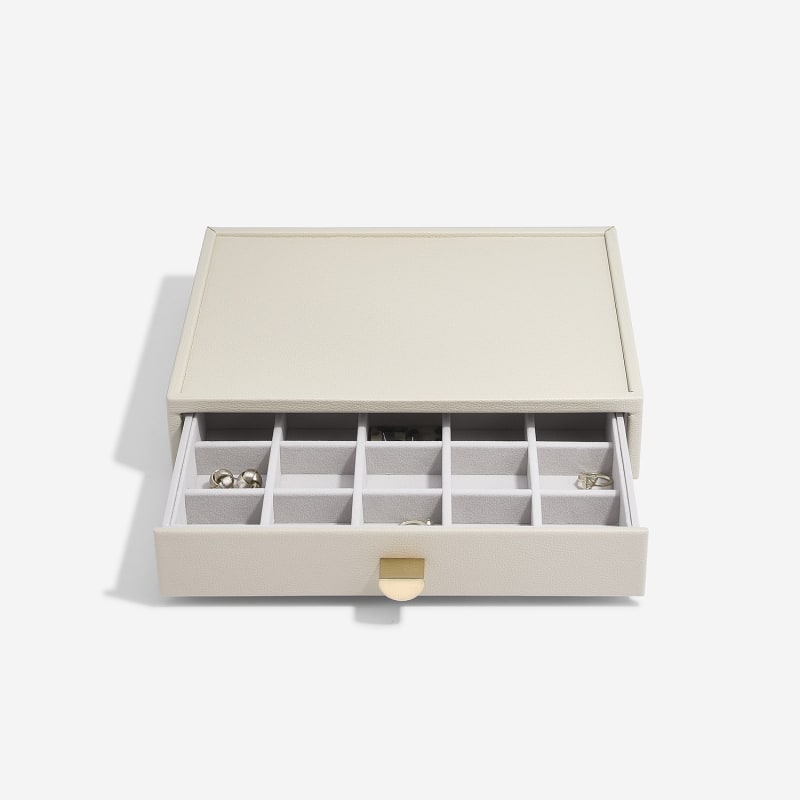 Stackers Oatmeal Classic Jewelry Box With Drawers | Stackers | Wolf ...