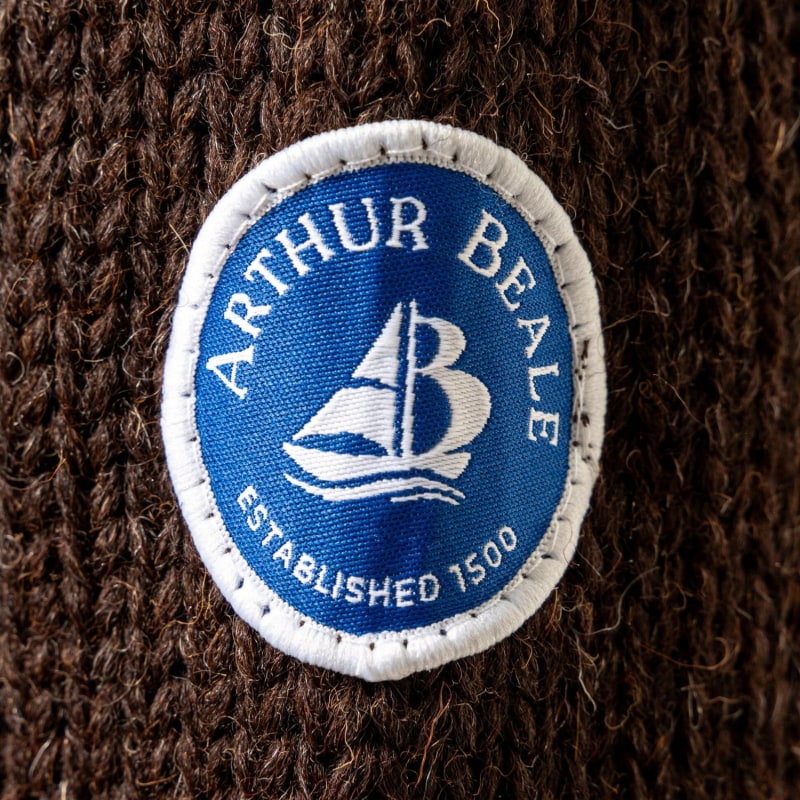 Arthur Beale Oiled Wool Beerenberg Pullover - Black Welsh Mountain ...