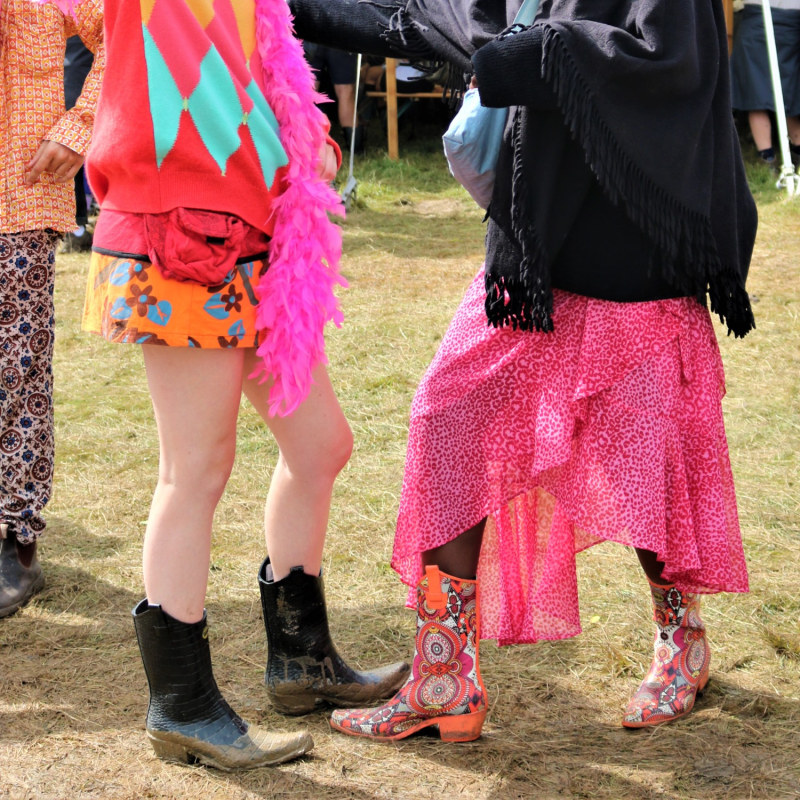 Aztec Funk - Bright Orange Cowboy Boot Wellies | Talolo Boots | Wolf ...