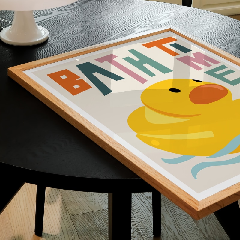 Bath Time Art Print - A2 | Natalie Cass Art | Wolf & Badger