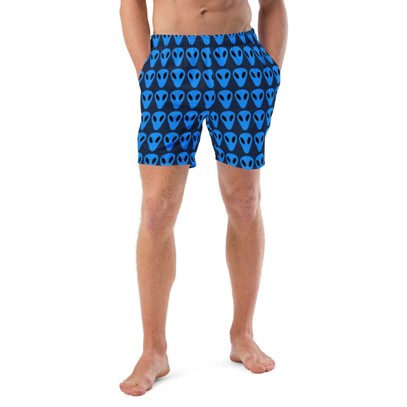 Blue Alien Men's Swim Trunks | Formula S7 | Wolf & Badger