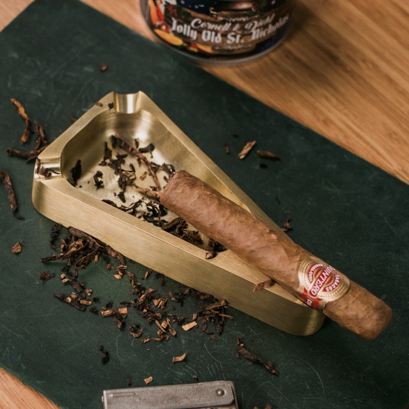 Brass Cigar Ashtray | Roarcraft | Wolf & Badger