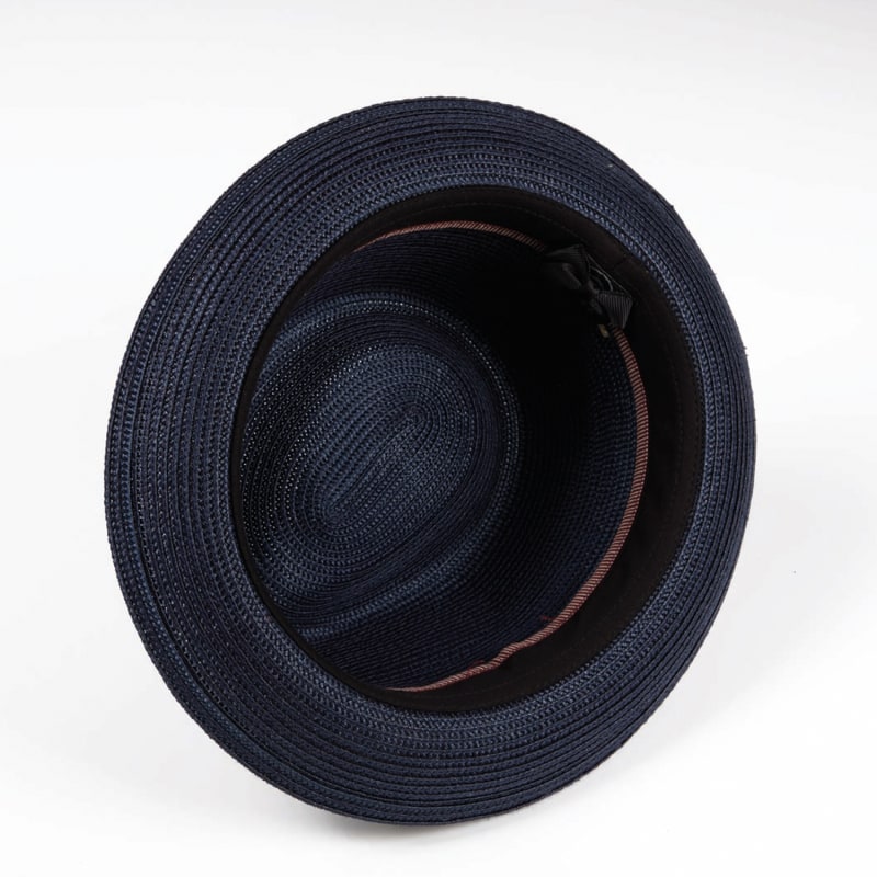 Dasmarca Jordan Navy Blue Lightweight Trilby Two Tone Summer Packable ...