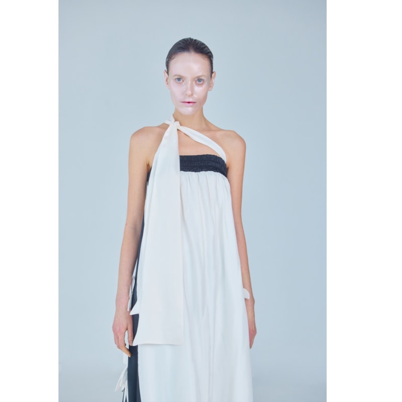 Designer Bustier Dress White | Julia Allert | Wolf & Badger