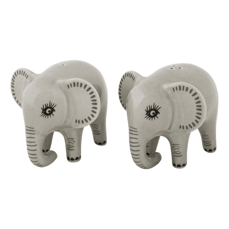 Elephant Salt And Pepper Shakers | Hannah Turner | Wolf & Badger