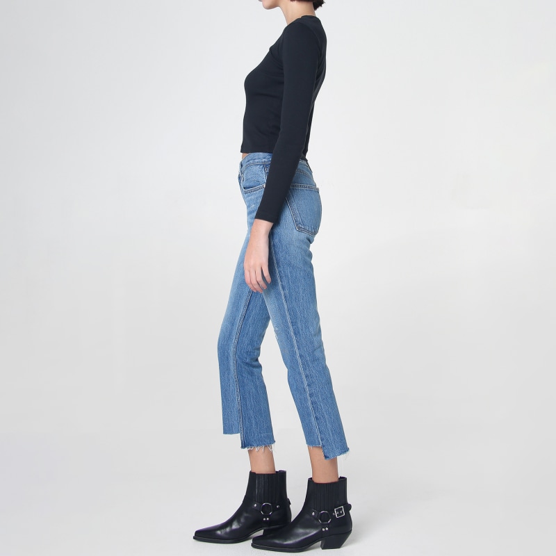 Farrah Kick Flare Jeans In Oxford | Noend Denim | Wolf & Badger
