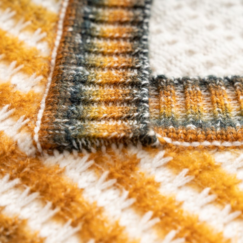 Fully Fashioning | Fariah Amber Ombre Stripe Knit Vest | Fully ...