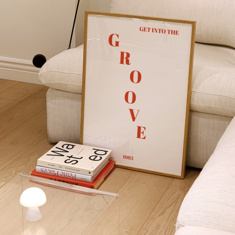 Get Into The Groove 80S Abstract GicléE Art Print A3 | Fanclub | Wolf ...