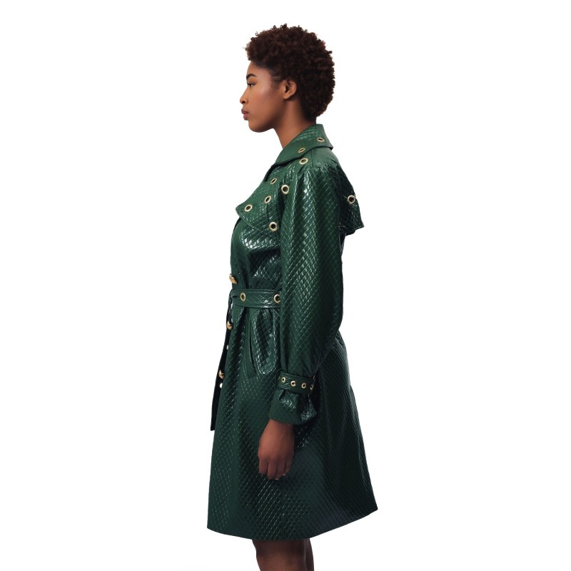 Trinity Green Trench Coat | Maui X Lolita | Wolf & Badger