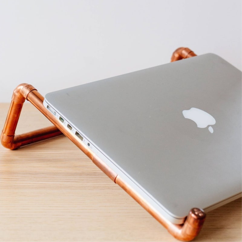Handcrafted Copper Laptop Stand With Ergonomic Design – Premium ...